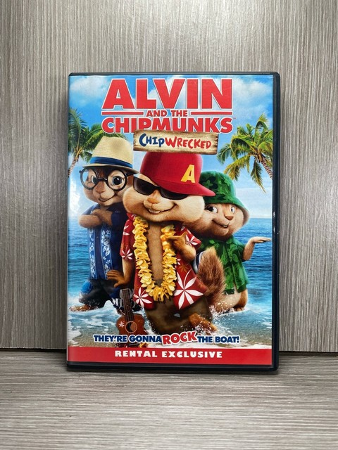 Alvin and The Chipmunks Chipwrecked DVD Jason Lee Jenny Slate David ...