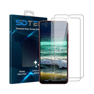 2x Tempered Glass Screen Protector for Samsung Galaxy A03s | eBay