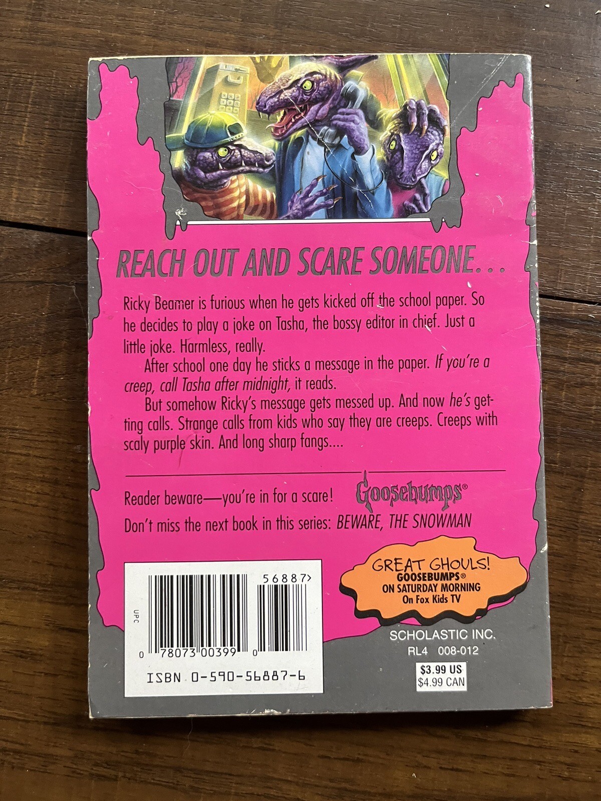 Goosebumps Calling All Creeps | eBay