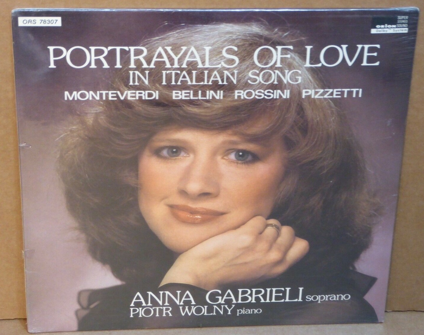 Anna Gabrieli Soprano Portrayals of Love in Italian Song NEW SEALED ...