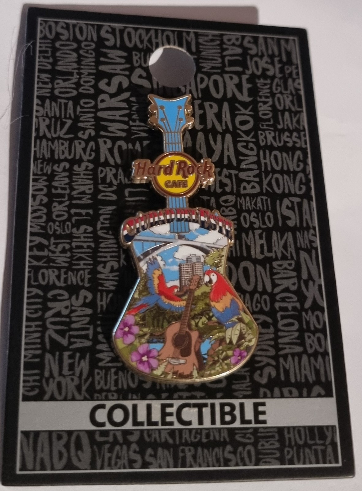Hard Rock Cafe Ciudad del Este Paraguay Guitar CityPin | eBay