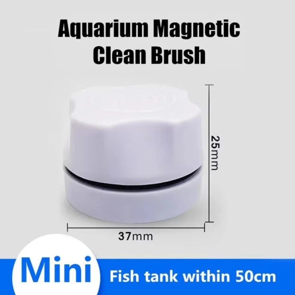 Magnetic Brush Cleaner Cleaning Glass Algae Aquarium Magnet Fish Tank ...