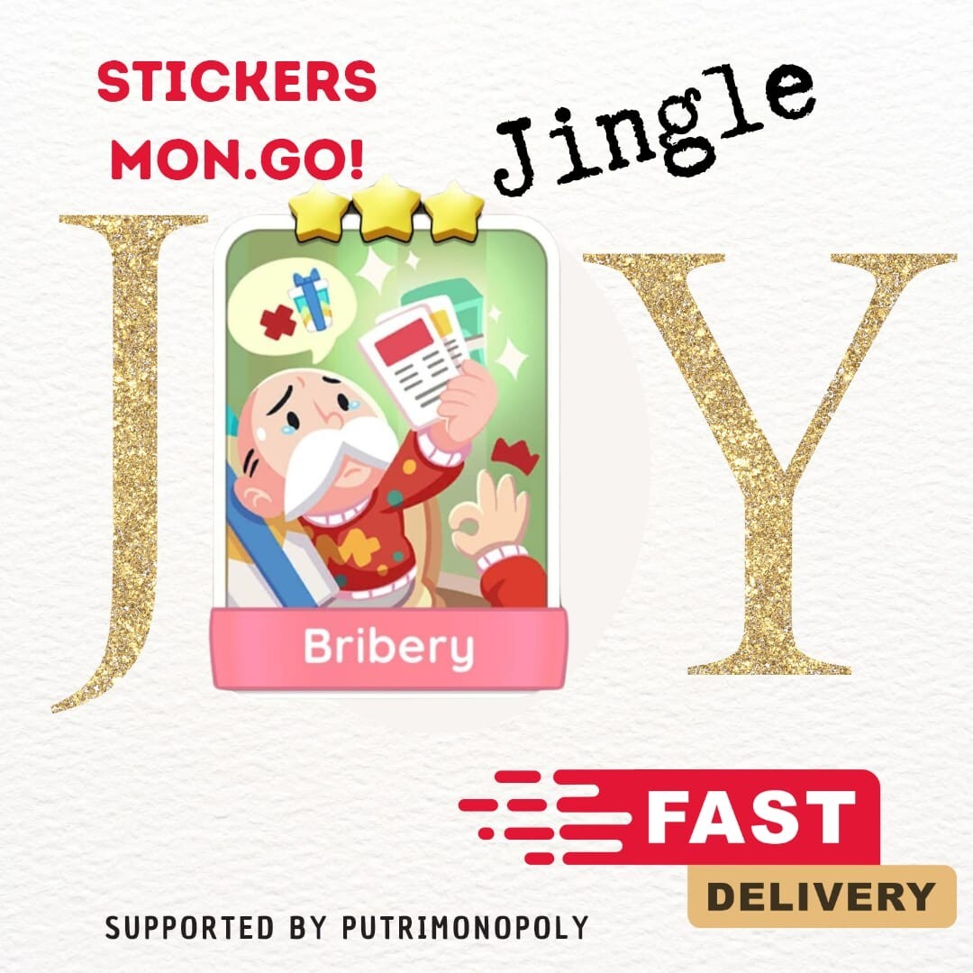 Bribery ⚡monopoly_go⚡Sticker ⚡⭐️ ⭐️⭐️⚡️Fast SEND⚡️ | eBay