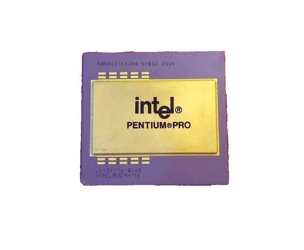 Intel Pentium Pro 200MHz SY032 KB80521EX200 256K CPU Processor Vintage ...