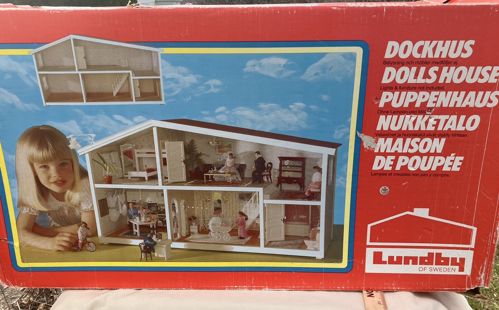 Rare Vintage Lundby Sweden Model 6001 1970s Doll House Collectible w ...