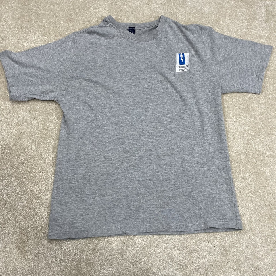 Vintage 90s Stormfront Studios Video Game Logo T Shirt Men's L/XL Fit Defunct | eBay