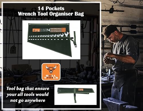 Wrench Roll Organizer Metric & Standard Tool Set Pouch Bag Handmade ...