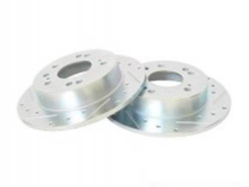 PHASE 2 REAR BRAKE ROTORS DISCS FOR 89-98 NISSAN 240SX S13 S14 SILVIA W ...