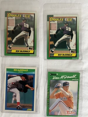 Lot of 4 Ben McDonald Baseball Cards | eBay