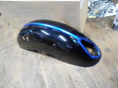 03-17 Victory VEGAS NOS OEM NEW REAR FENDER 1014064-1200 BLACK W/ BLUE ...