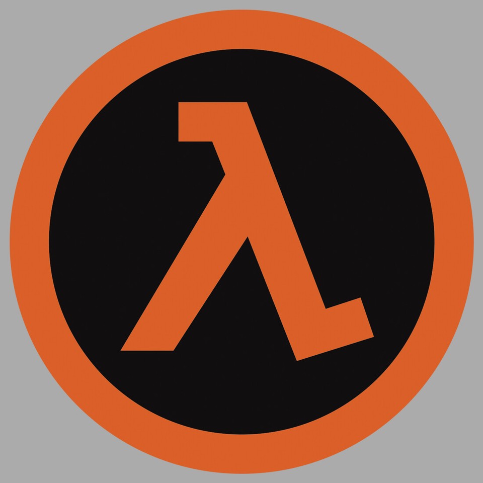 Half Life Sticker - Round Orange Gordon Freeman Alyx Vinyl Decal CL1023 ...