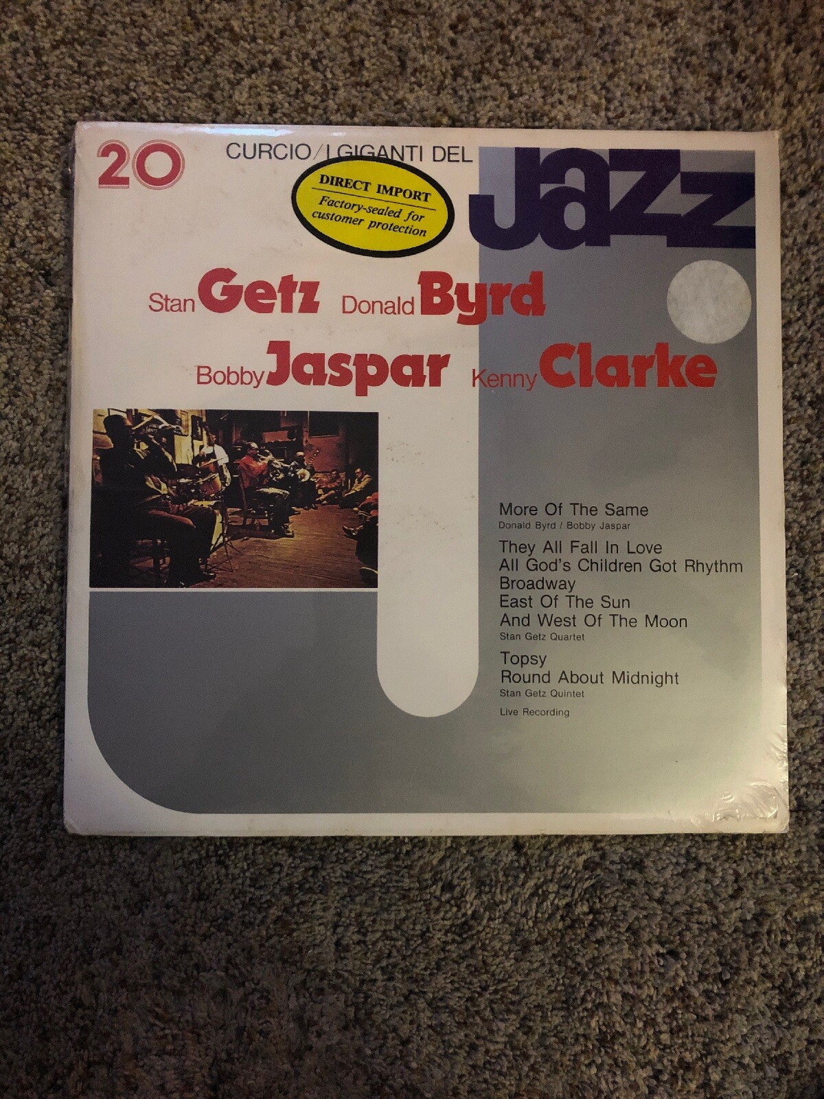 STAN GETZ, DONALD BYRD, BOBBY JASPER & KENNY CLARKE/ I GIGANTI DEL JAZZ ...