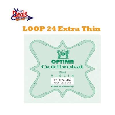 Lenzner Goldbrokat Violin E String 4/4 Loop Thin 24 | eBay