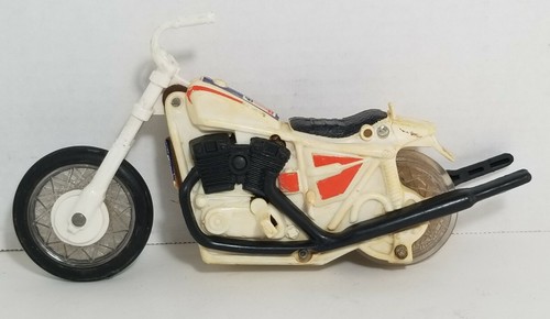 ORIGINAL 1972 EVEL KNIEVEL Stunt Cycle Motorcycle by Ideal Toy DAMAGED ...