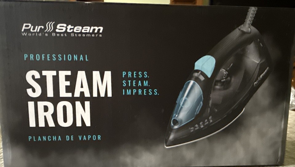 Pur Steam Professional 1250W Steam Iron Powerful Steamer with Burst of ...