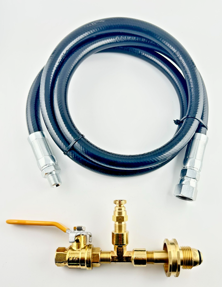 Partial Pol Liquid Propane Transfer Kit Tank Grill Filler Fill ...