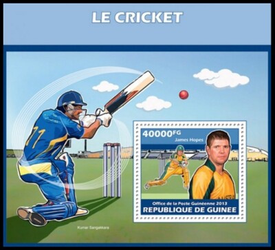 Guinea 2013 MNH MS James Hopes Australian cricket coach former ...