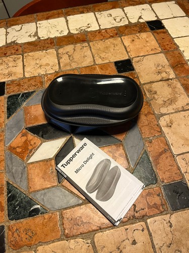 TUPPERWARE Cuiseur Solo micro-ondes MICRO DELIGHT 430ml microwave noir ...