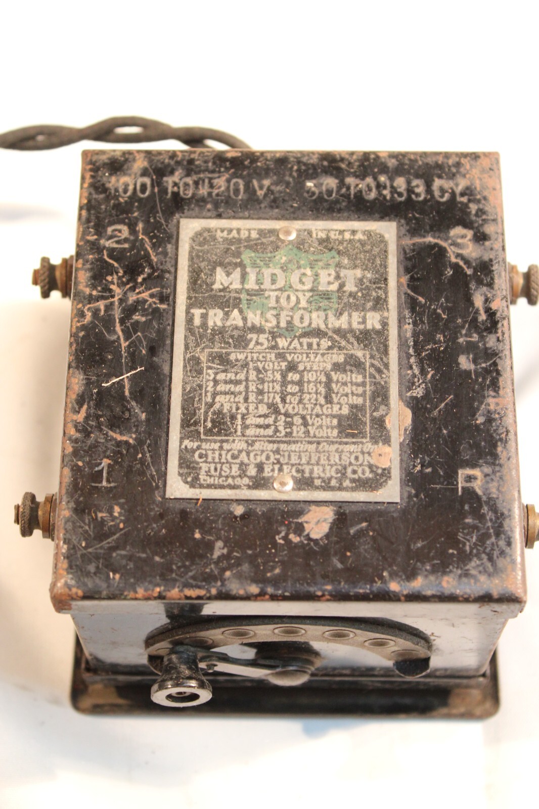 Vintage Midget Toy Transformer 120V 75 Watts | eBay