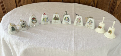 10 Vintage Miniature Bells 8 Japan 2 Unmarked | eBay