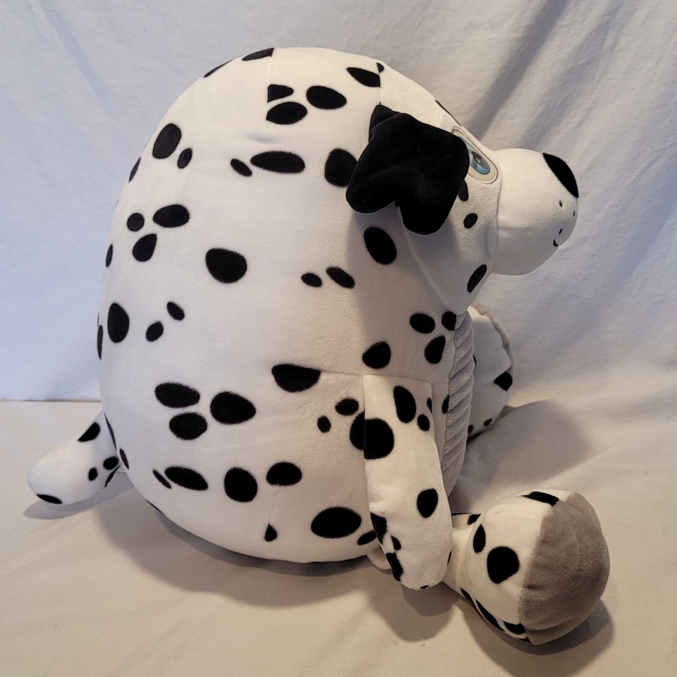 Hug Fun Dalmation Puppy Dog Plush Flip Eye Stuffed Animal Toy 18" Spots ...