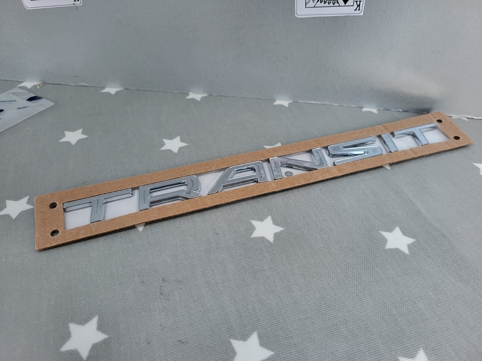 Genuine Ford TRANSIT Custom Door Name Plate Badge Emblem 2048156 X2 for ...