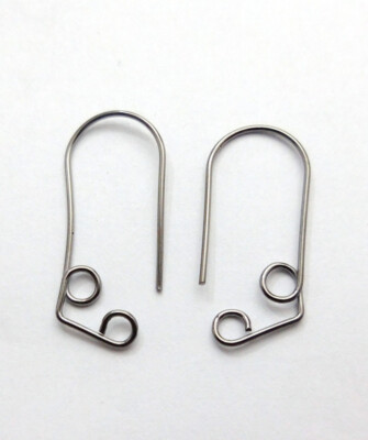 14 Pcs 26X13mm Earring Finding Black Gold Plated Jewelry Making 593 ...