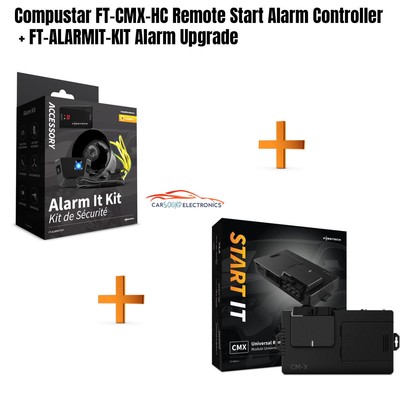 Compustar FT-CMX-HC Remote Start Alarm Controller + FT-ALARMIT-KIT ...