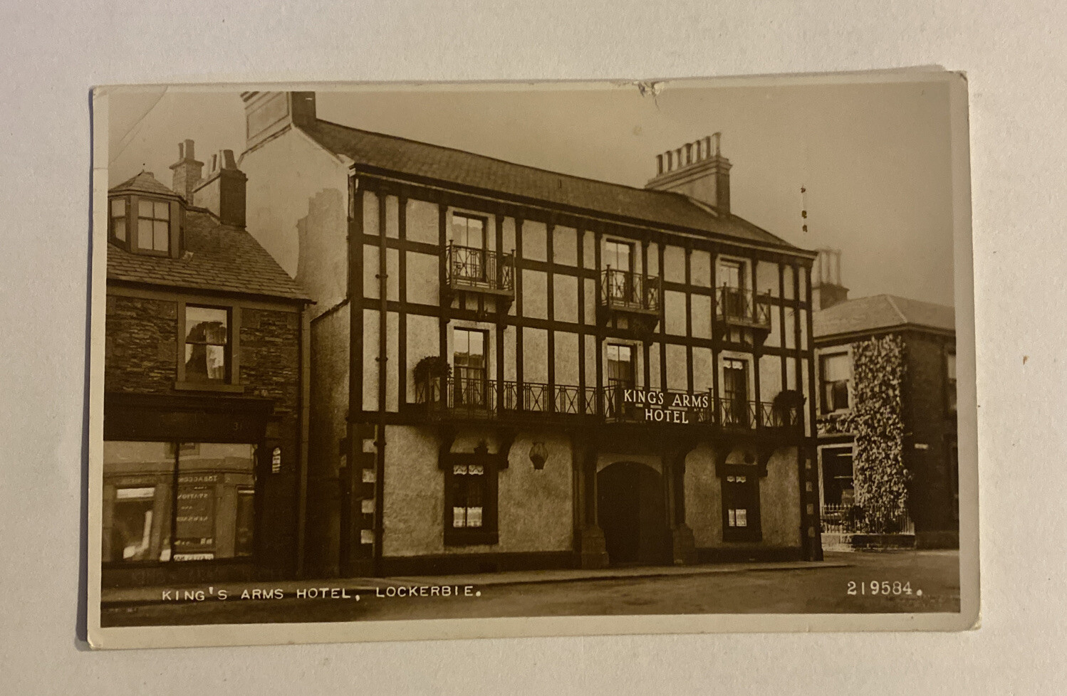 Vintage RPPC Postcard c1959~ King’s Arms Hotel ~ Lockerbie, Scotland | eBay