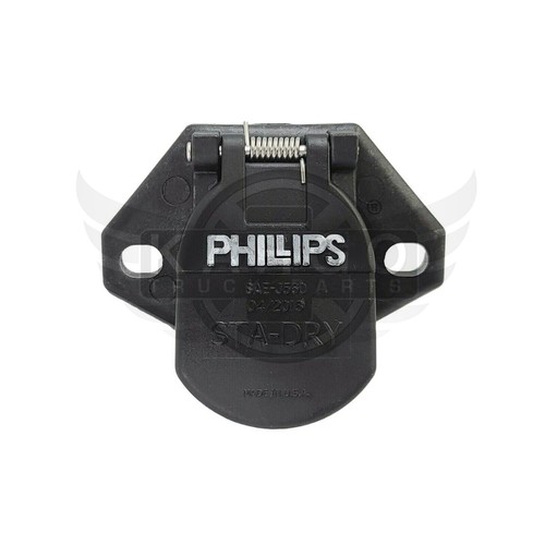 Phillips 16-724 7-Way 2-Hole Bullet Termination Split Pin Socket ...