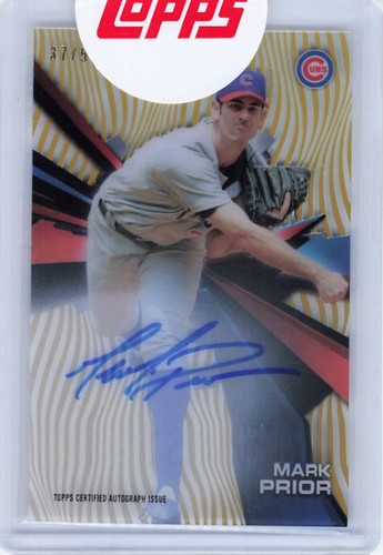 2015 Topps High Tek #HT-MPR Mark Prior Autographs Gold Rainbow #/50 | eBay