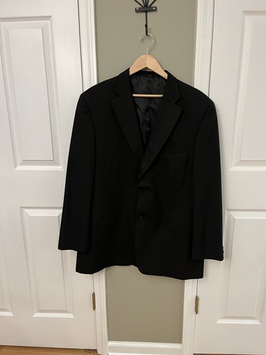 Hagger Blazer Sports Jacket Classic Fit 46 Long Black | eBay Australia