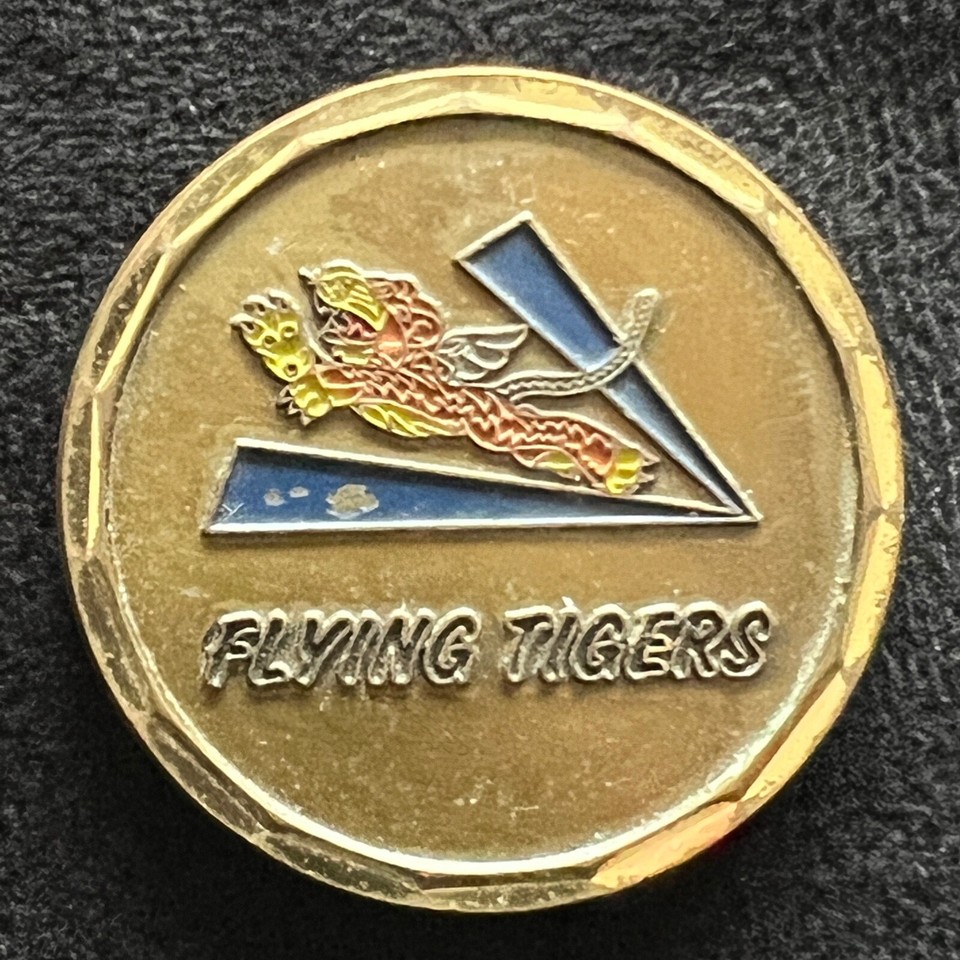 Flying Tigers Task Force Tiger Challenge Coin | eBay