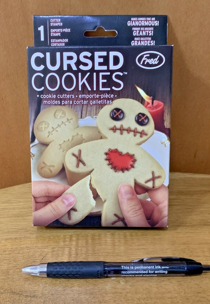 Cursed Cookies VODOO Doll Cookie Cutters Halloween Fred and Friends for ...