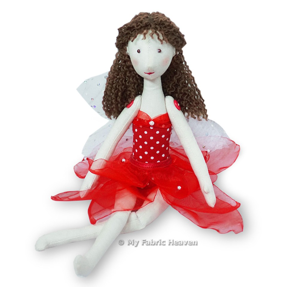 Magical Fairy Cloth Doll Sewing Pattern Rag Doll Soft Toy by My Fabric ...