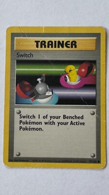 Trainer - Switch - 95/102 - Base Set - Pokémon TCG - 1999 - Damaged | eBay