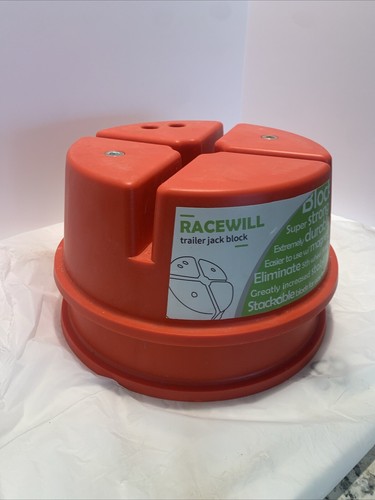 Racewill Trailer Jack Stabilizer Blocks for RV Camper with Magnets ...