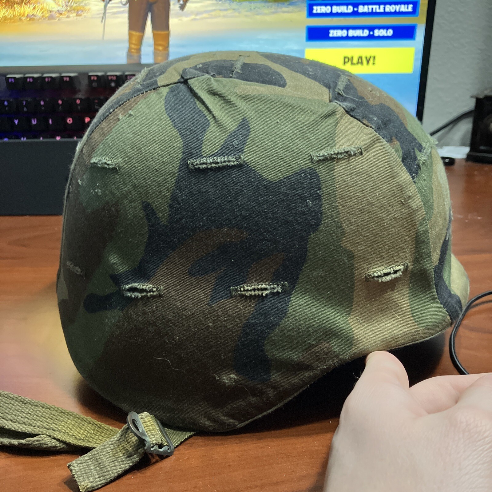 Military PASGT Gentex Helmet XS-1 / X Small Woodland Cover | eBay