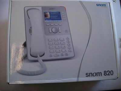 SNOM 820, MultiLine VoIP Telephone, with High Res. Display | eBay