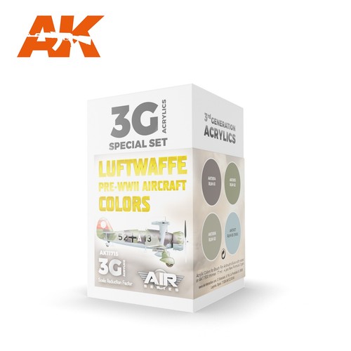 (AK11715) - AK Interactive Set - Luftwaffe Pre-WWII Aircraft Colors 3G ...