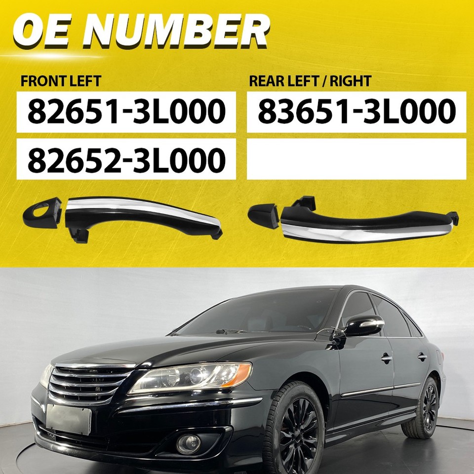 2x Inside Door Interior Handle For 2006-2011 Hyundai Azera Front Left ...