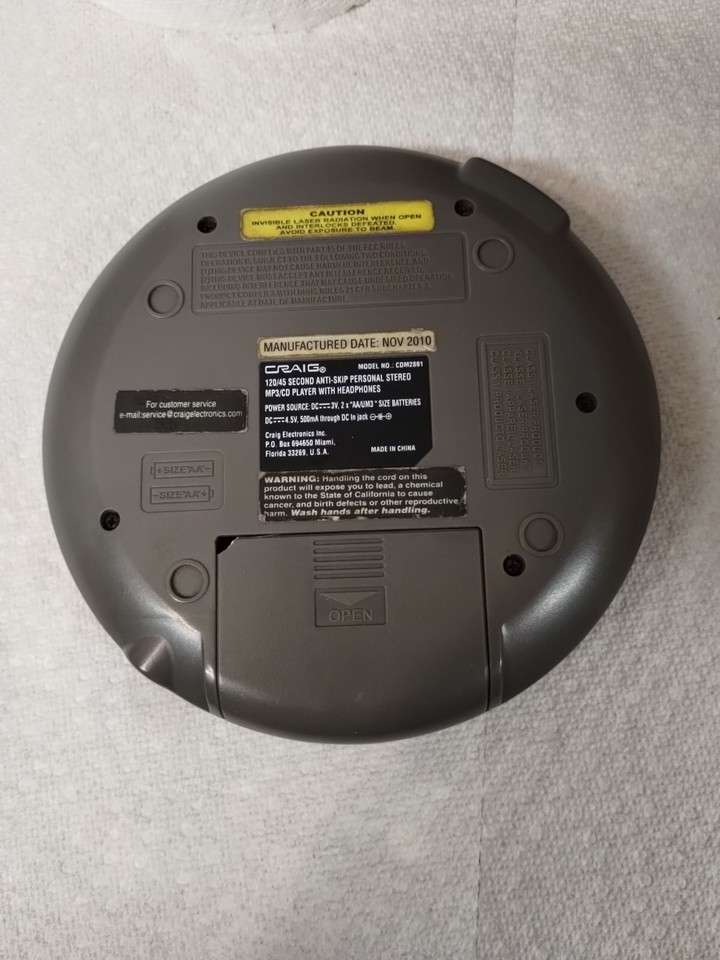 Vintage Craig Model CDM2891 CD Player Tested And Working! | eBay