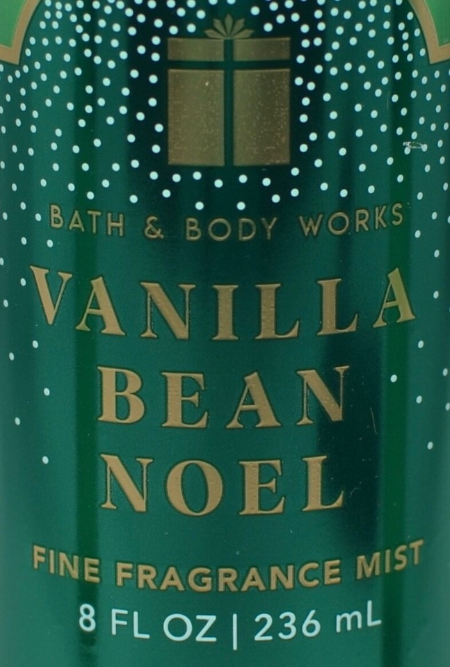 3 BATH & BODY WORKS VANILLA BEAN NOEL FINE FRAGRANCE MIST BODY SPRAY ...