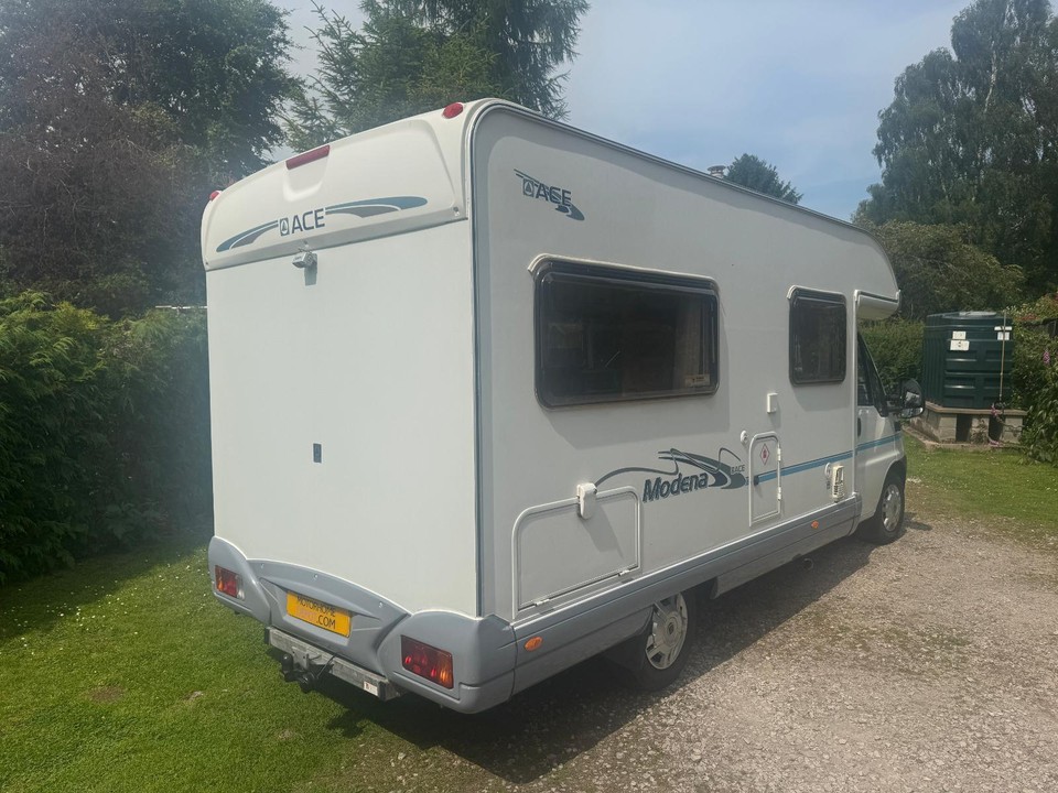 Ace Modena 2 Berth 2 Travel Seat Rear Fixed Bed Motorhome For Sale ...