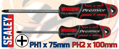 SEALEY MAGNETIC Screwdriver Set 8pc Slotted Straight Phillips PH PZ SL ...