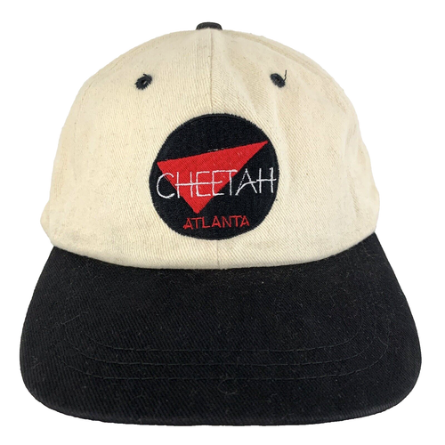 Vtg 90s Atlanta Cheetah Strip Club Hat Logo Baseball Stripper Biker ...