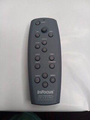 Genuine InFocus Conductor Interlink Projector Remote Control | eBay
