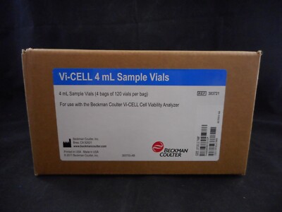BECKMAN COULTER Plastic CNTR 4mL Sample Cup for Vi-Cell Analyzer 383721 ...
