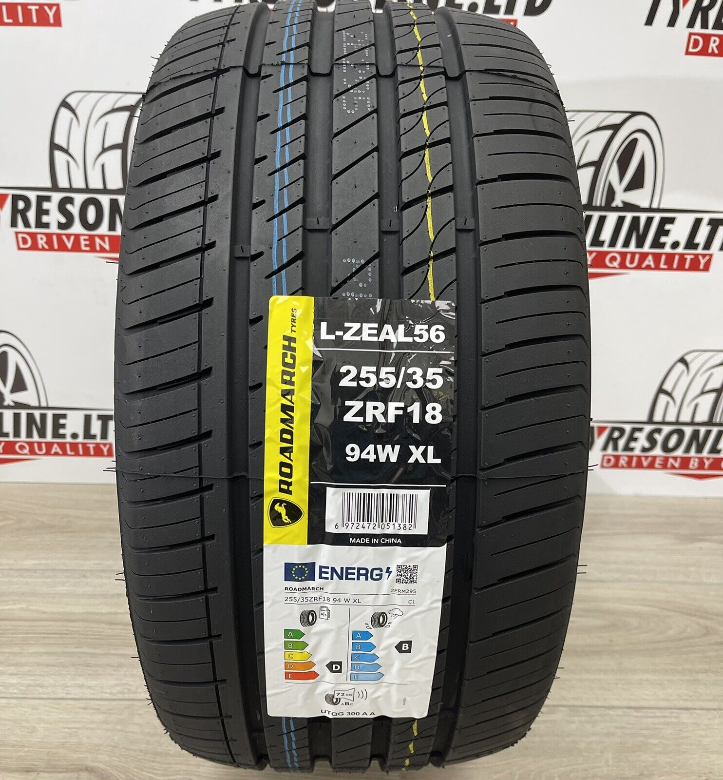 2 X 255 35 18 RUNFLAT ROADMARCH 255/35ZRF18 94W XL BRAND NEW TYRES | eBay