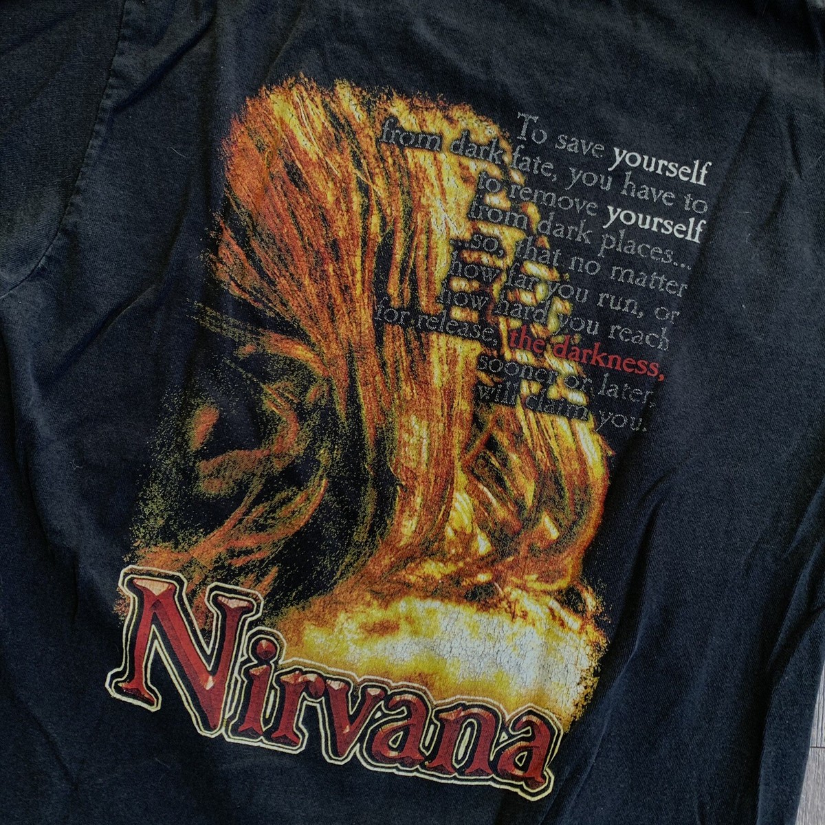 Vintage Nirvana Kurt Cobain print Mexico bootleg T-shirt M Vintage Nirvana Kurt Cobain print Mexico bootleg T-shirt M